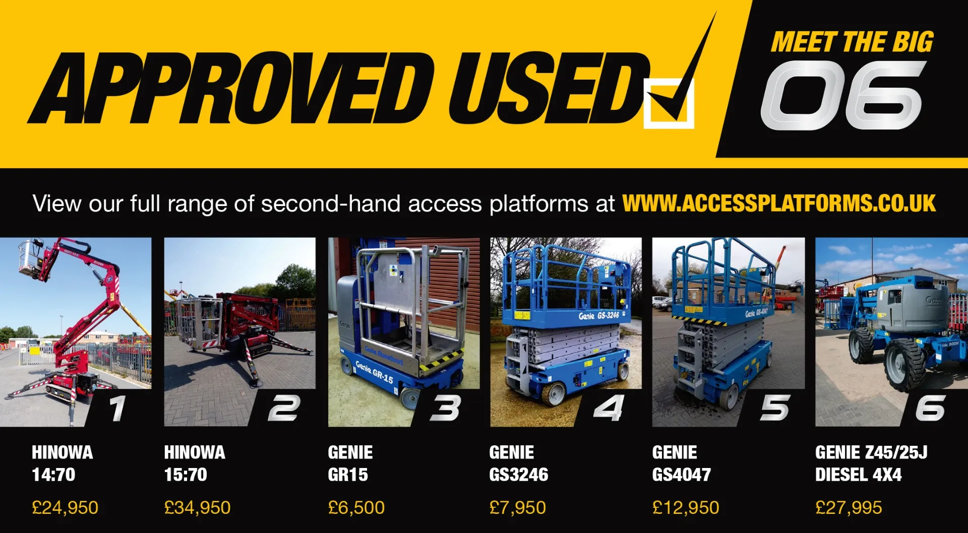 6 reasons to consider Approved Used platforms from APS | Access ...
